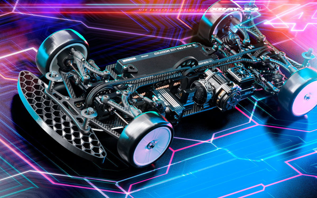 Xray X4'25 - 1/10 Luxury Electric Touring Car - Graphite Edition ...
