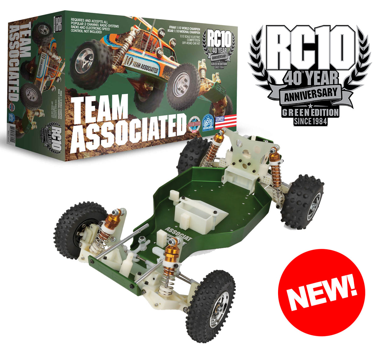 RC10 Classic 40th Anniversary Green Edition – Speedy RC