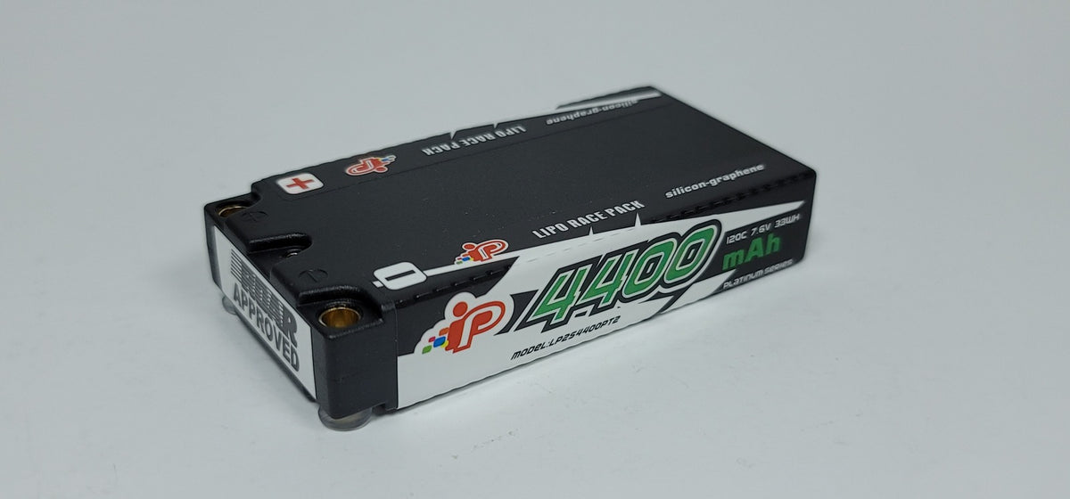 INTELLECT 4400 MAH 7.6V 120C PLATINUM SERIES LIPO BATTERY - SHORTY 202 ...