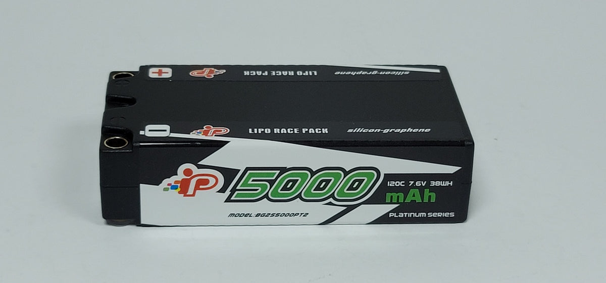 INTELLECT 5000 MAH 7.6V 120C PLATINUM SERIES LIPO BATTERY - SHORTY ...