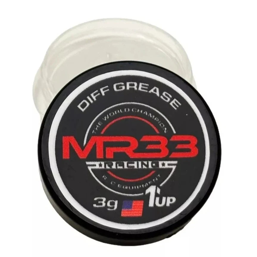 MR33-BDG MR33 Ball Differential Grease "by 1up" (3g) - White – Speedy RC