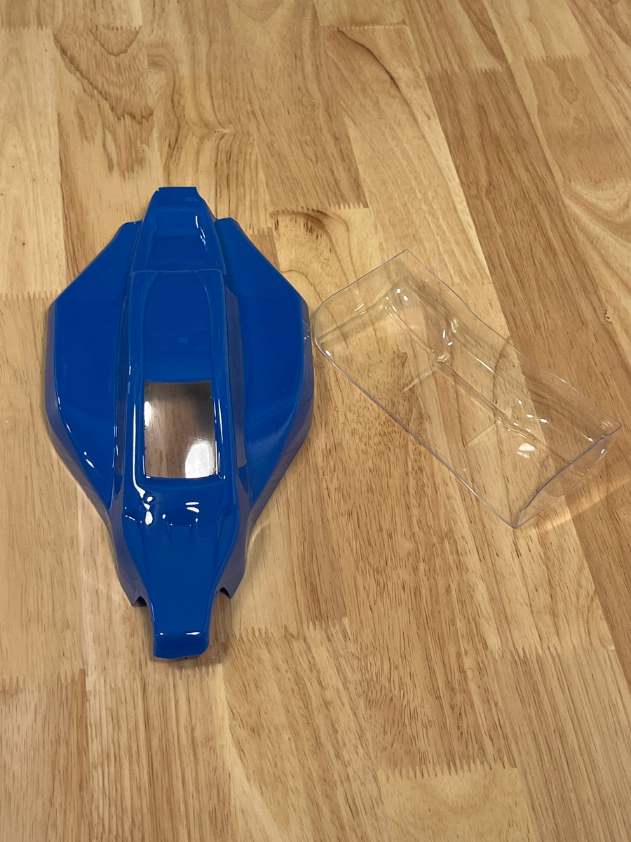 Klinik RC Team Associated RC10 B4.1+8 Body/Wing (+8mm) – Speedy RC