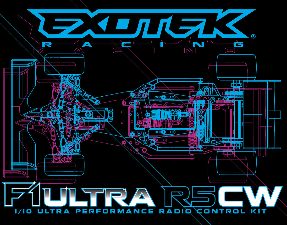 F1ULTRA R5 CW (CARPET WORKS) 1/10 formula chassis kit, no electronics ...