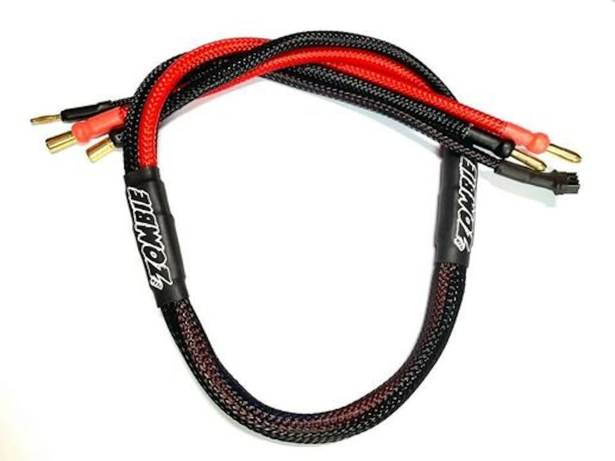 5mm to 4mm, 2S Charge Lead (Wrapped, 600mm) – Speedy RC