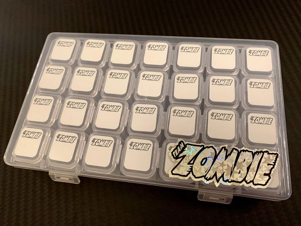 Team Zombie Hardware Box Medium (28 compartments) w/ Labels – Speedy RC